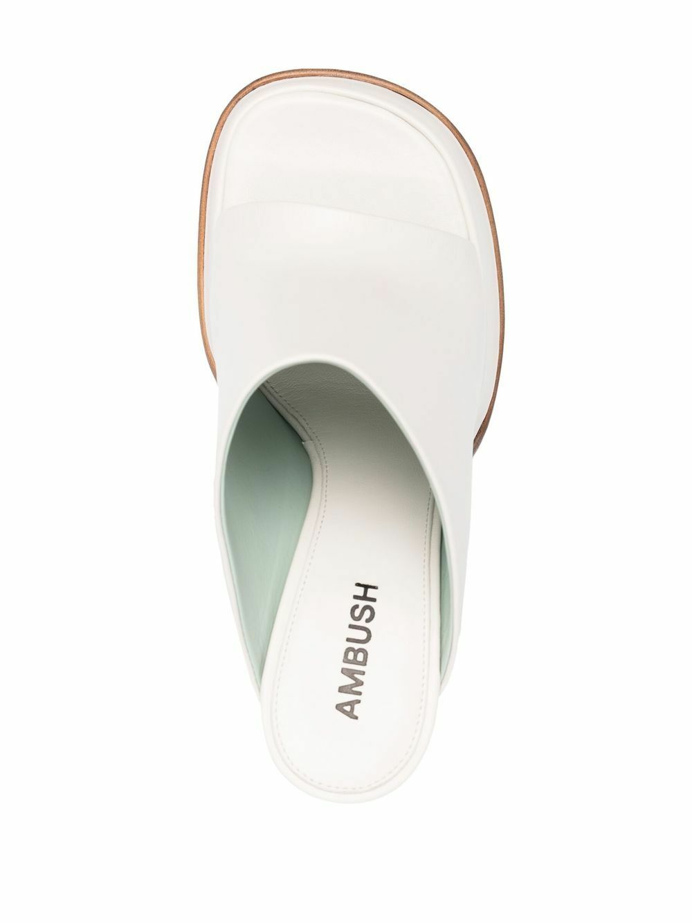 AMBUSH - Leather Platform Mules Ambush