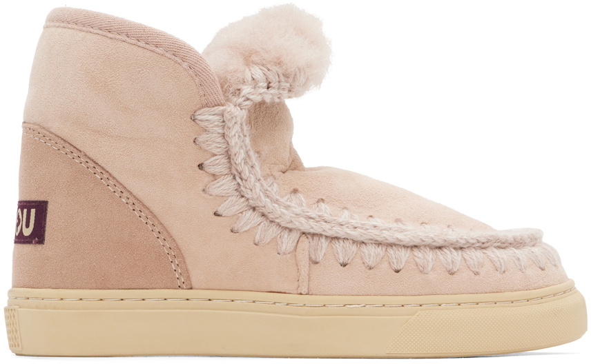 Mou Pink Suede Boots Mounser