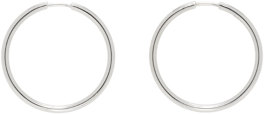 Maria Black Silver Senorita 25 Hoop Earrings Maria Black