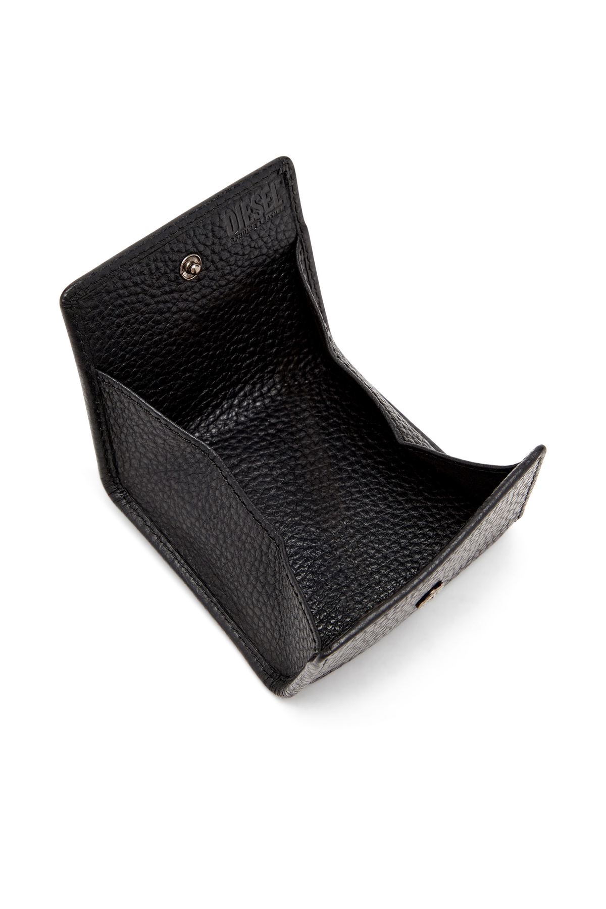 Diesel Coin purse in grainy leather - Small Wallets Mens in Black Diesel