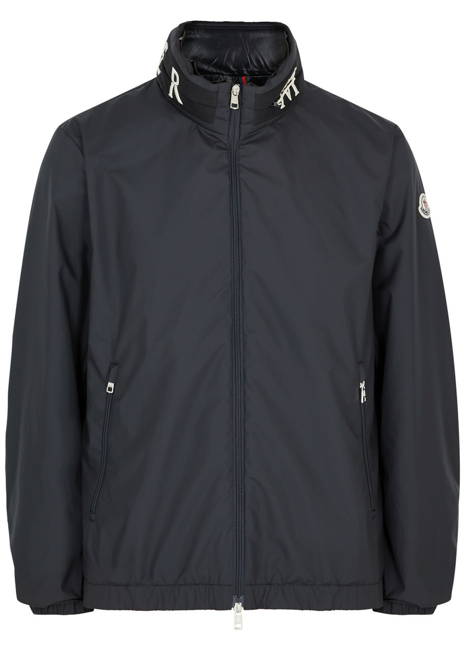 Moncler Beid Logo Shell Jacket Navy 4, Men's Designer Shell Jacket ...