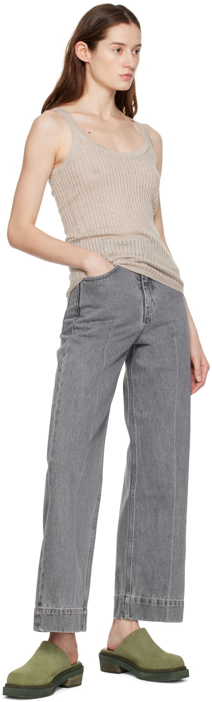 BITE Gray Laser Jeans BITE