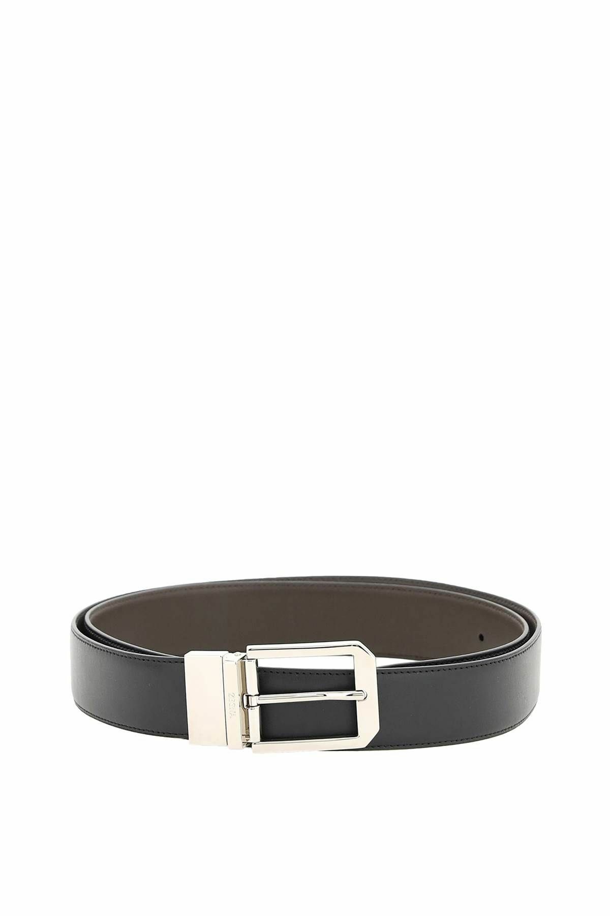 ZEGNA reversible leather belt Brown Zegna