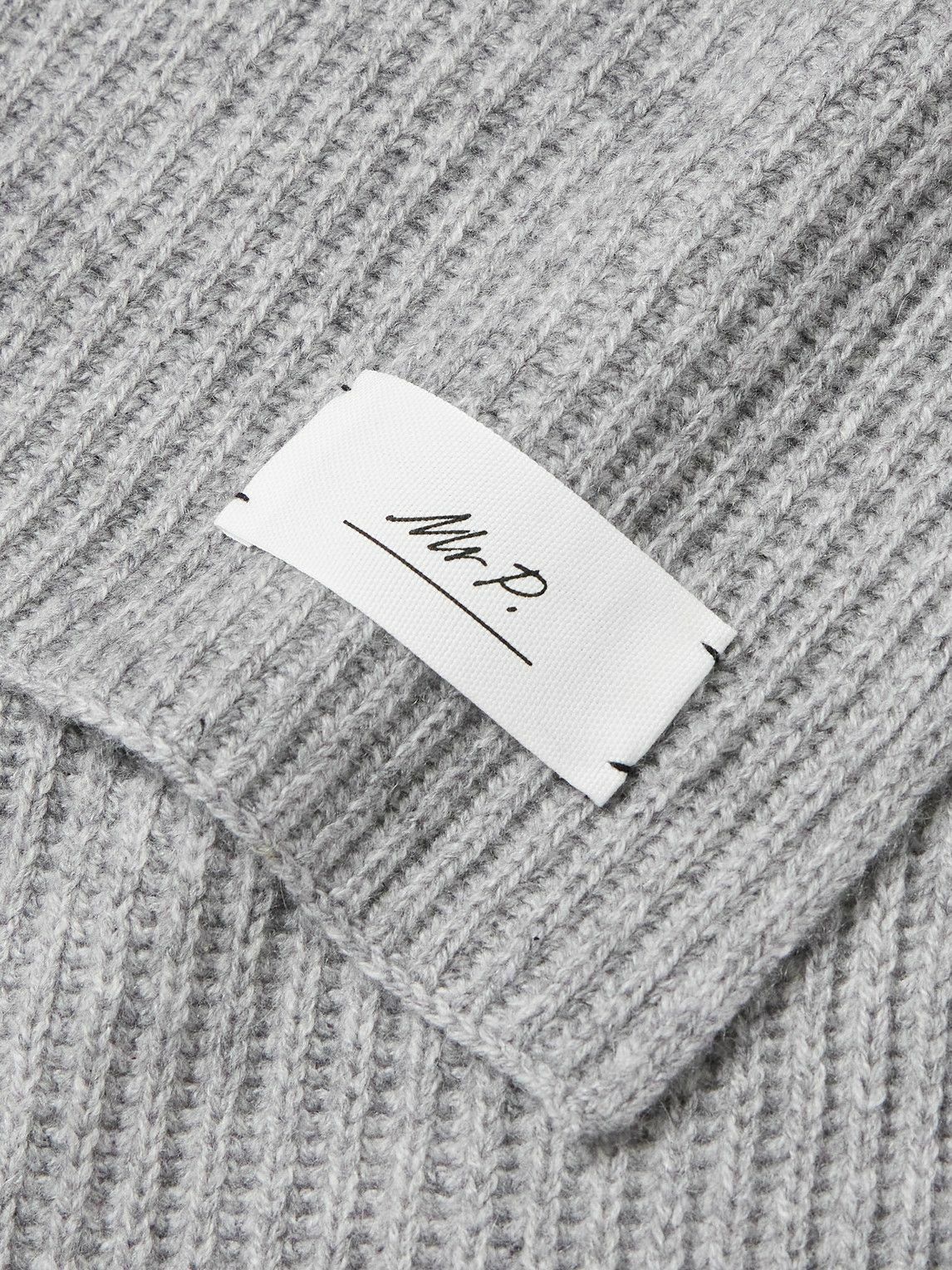 Mr P. - Ribbed Cashmere Scarf Mr P.