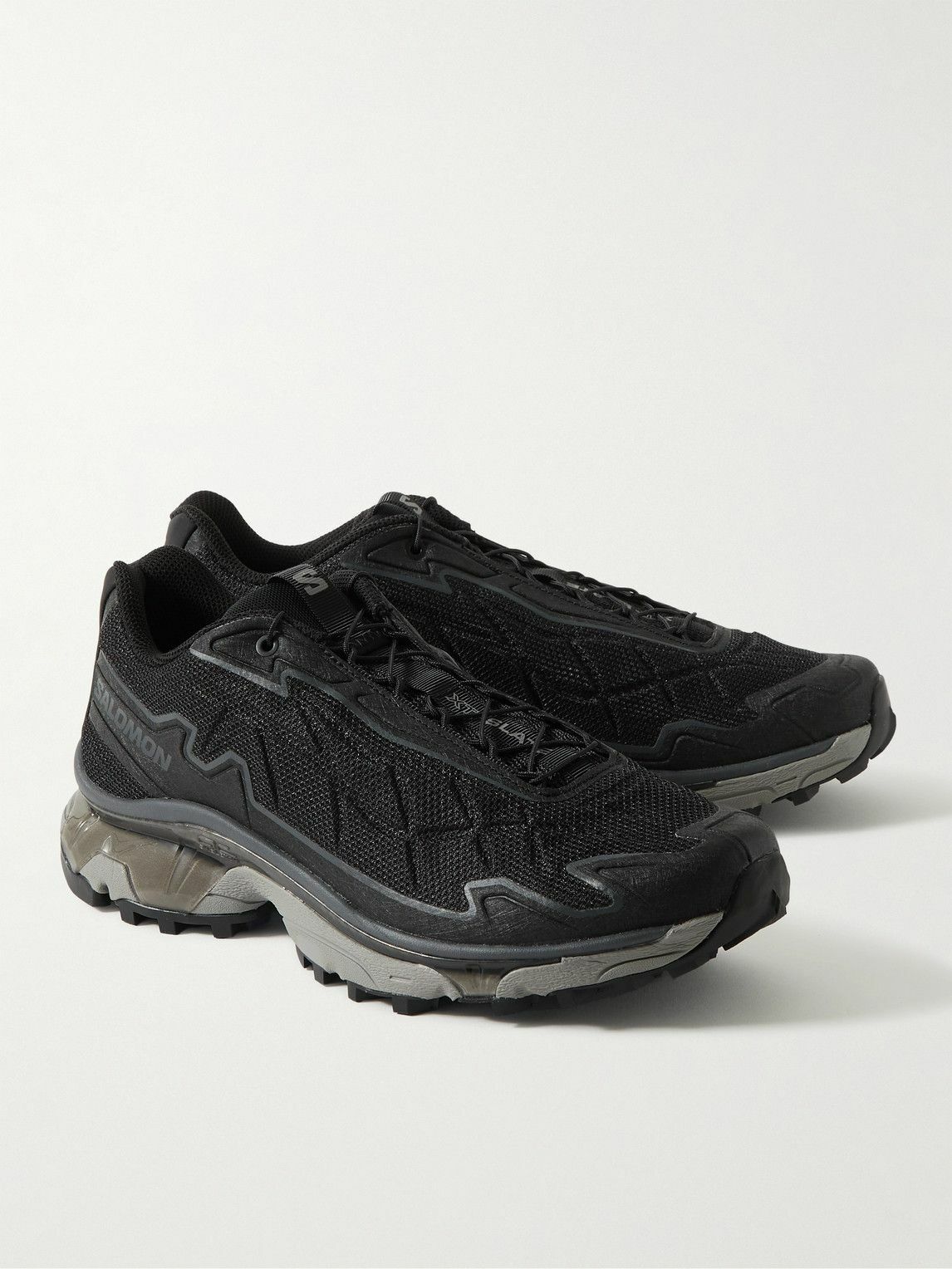 Salomon - XT-Slate Advanced Rubber and Mesh Sneakers - Black Salomon