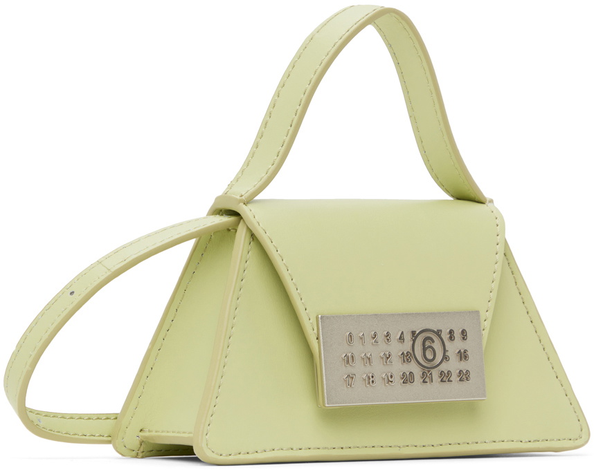 MM6 Maison Margiela Green Numeric Mini Bag MM6 Maison Margiela