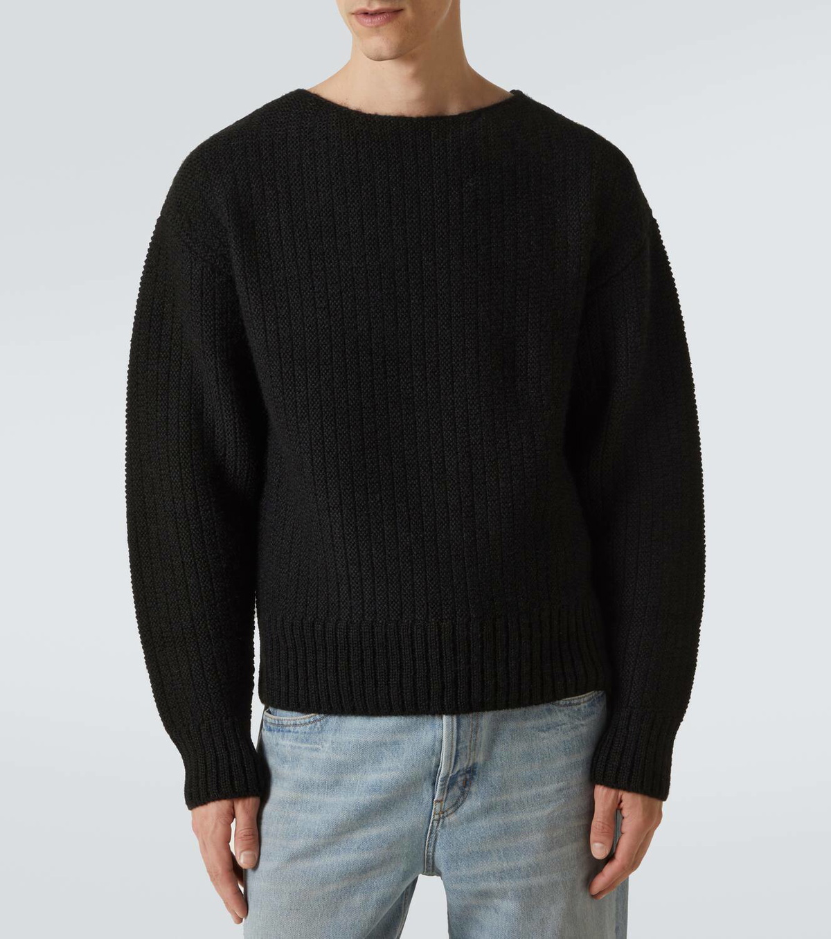 Visvim Logo wool and mohair-blend sweater Visvim