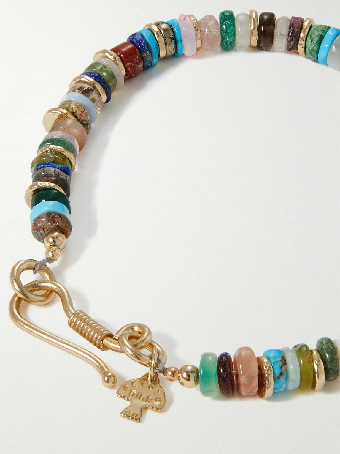Peyote Bird - Rio Gold-Plated Multi-Stone Beaded Bracelet Peyote Bird