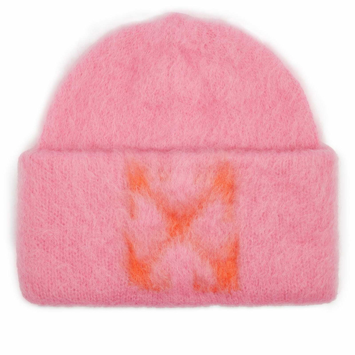 Off-White Women's Mohair Beanie in Pink Off-White