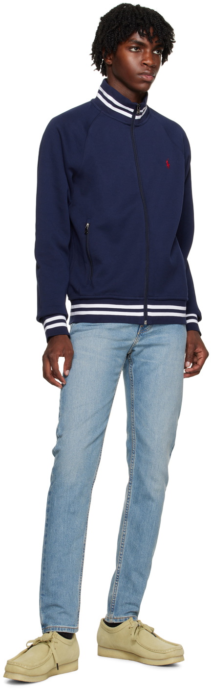 Polo Ralph Lauren Navy Raglan Sweater Polo Ralph Lauren