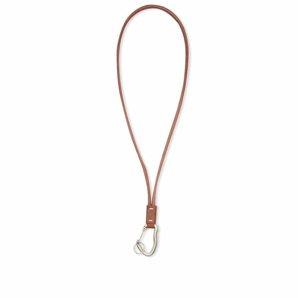 HOBO Carabiner Long Cord Key Ring in Black hobo