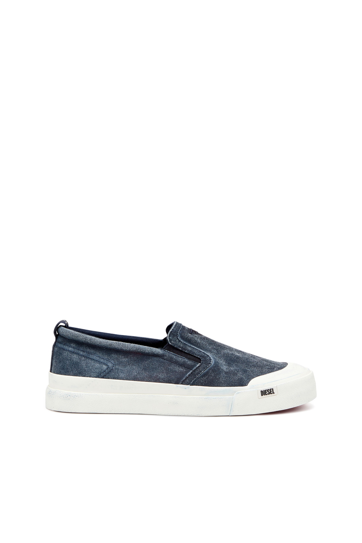 Diesel S-Athos-Canvas slip-on sneakers with D embroidery - Sneakers ...