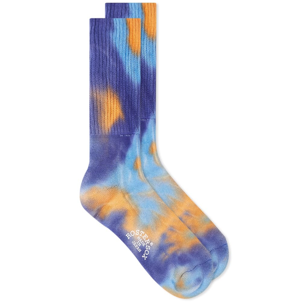 Rostersox Men's Tie Dye Sock in Orange Rostersox