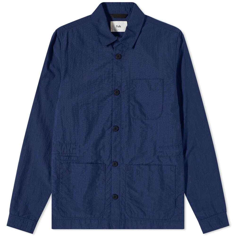 Folk Men's Assembly Jacket in Bright Navy Folk