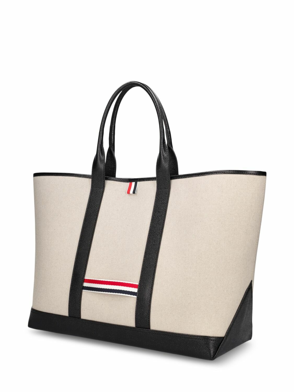 THOM BROWNE - Medium Cotton Tote Bag Thom Browne