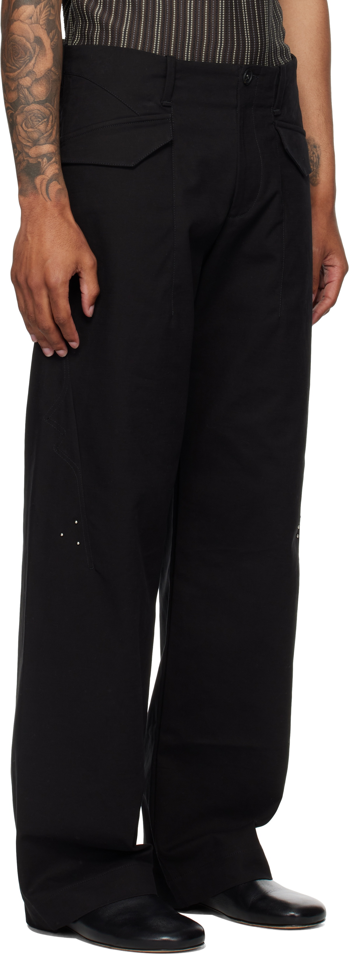 _J.L - A.L_ Black Thera Trousers