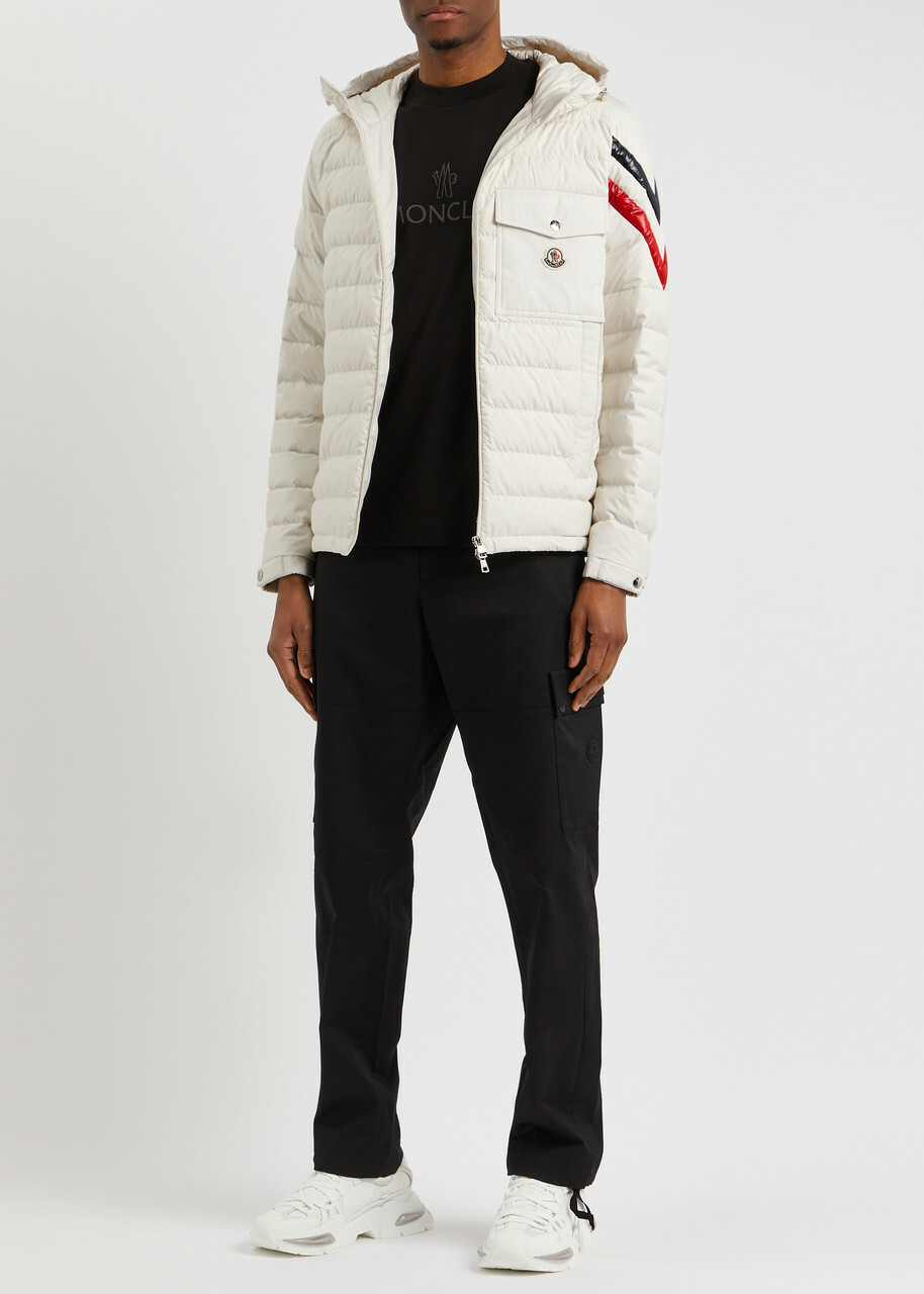 Moncler Berard Quilted Shell Jacket White Moncler