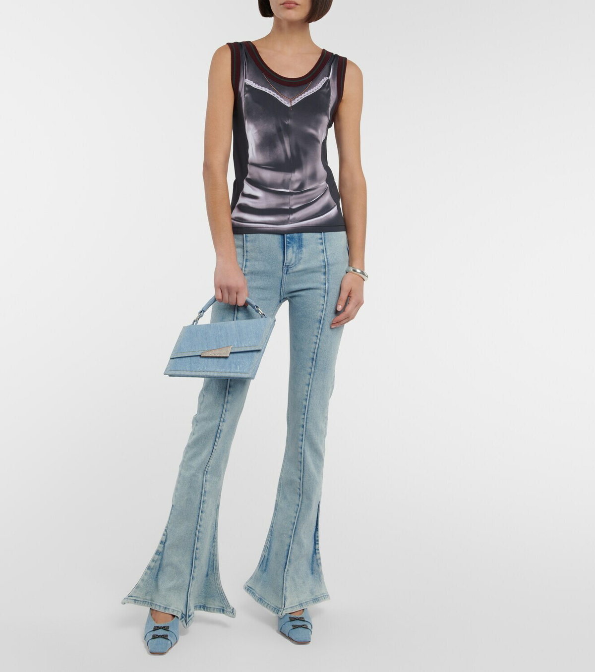 Y/Project - High-rise flared jeans Y/Project