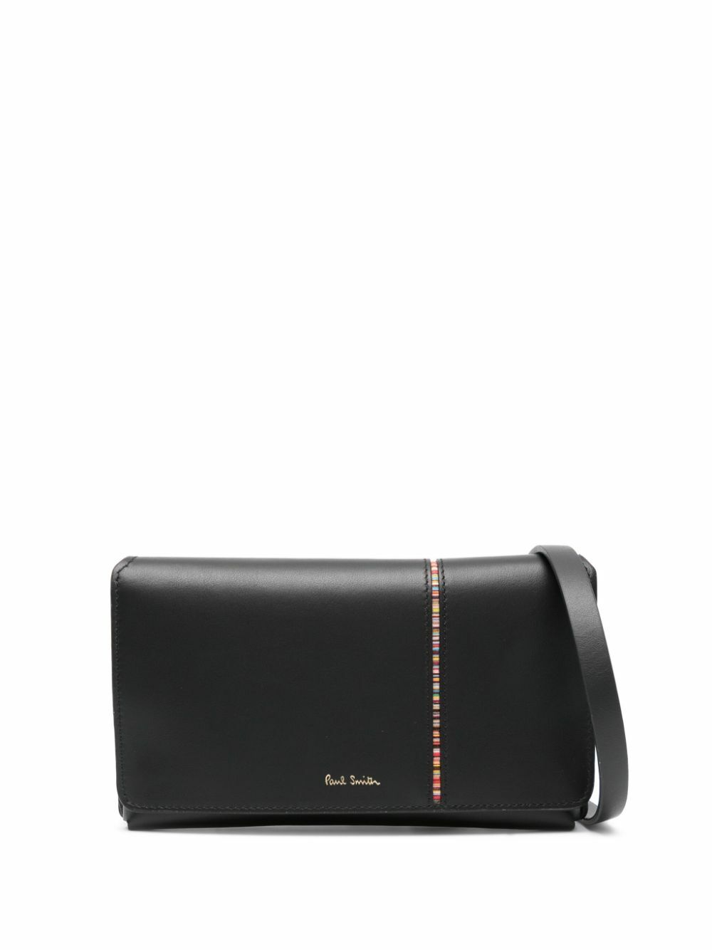 PAUL SMITH - Signature Stripe Leather Crossbody Bag Paul Smith