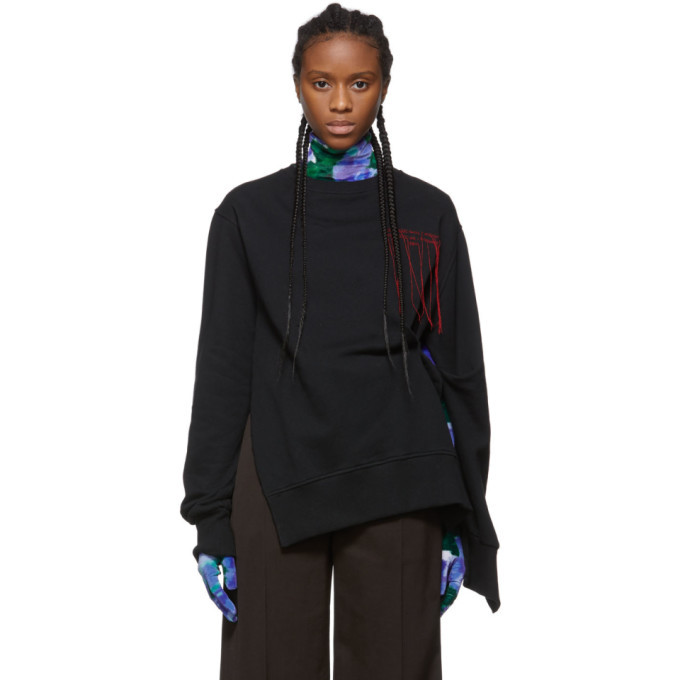 Rokh Black Logo Sweatshirt Rokh