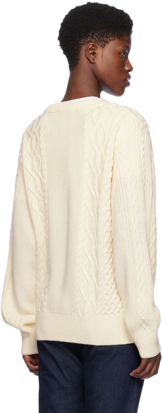 BAPE Off-White Ape Head One Point Sweater A Bathing Ape