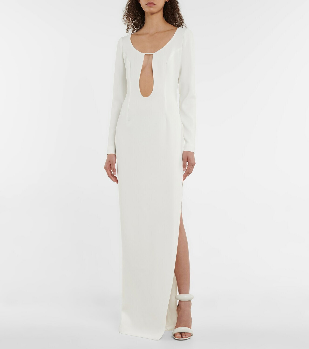 Mônot Cutout crêpe gown Monot