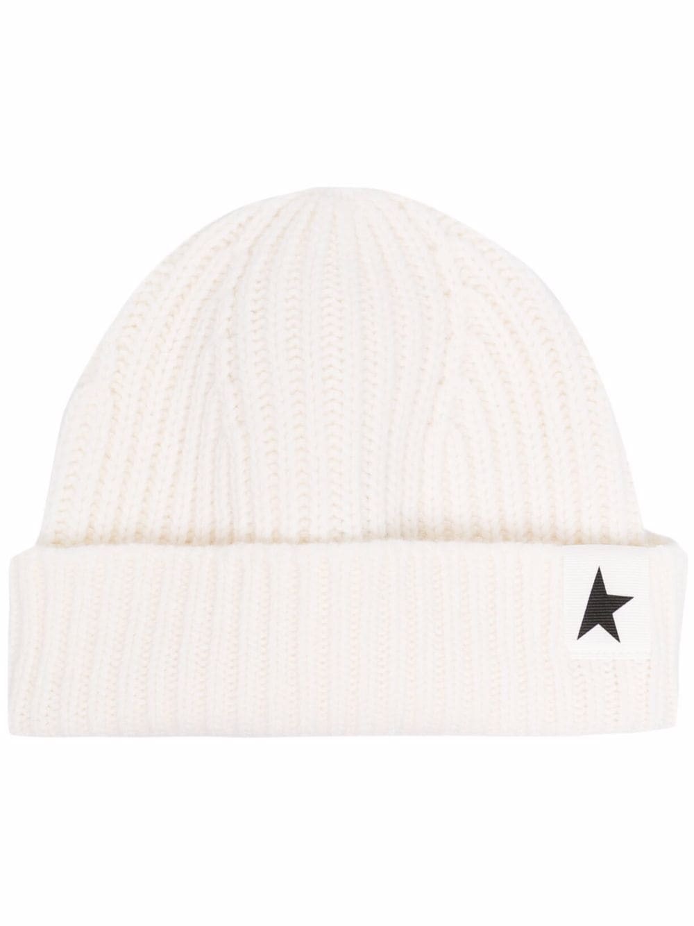 GOLDEN GOOSE - Logo Wool Beanie Hat Golden Goose Deluxe Brand
