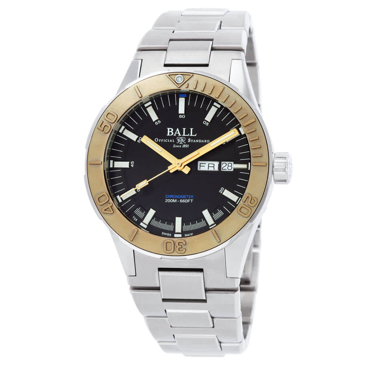 Ball Roadmaster Automatic Black Dial Watch DM3030B-S8CJ-BK Ball
