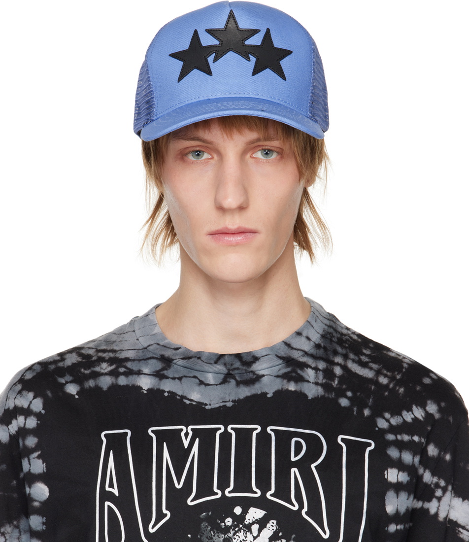 AMIRI Blue Embroidered Cap Amiri