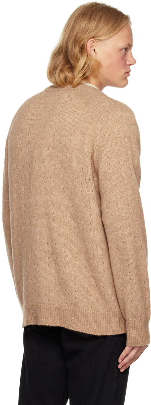 Helmut Lang Tan Oversized Cardigan Helmut Lang