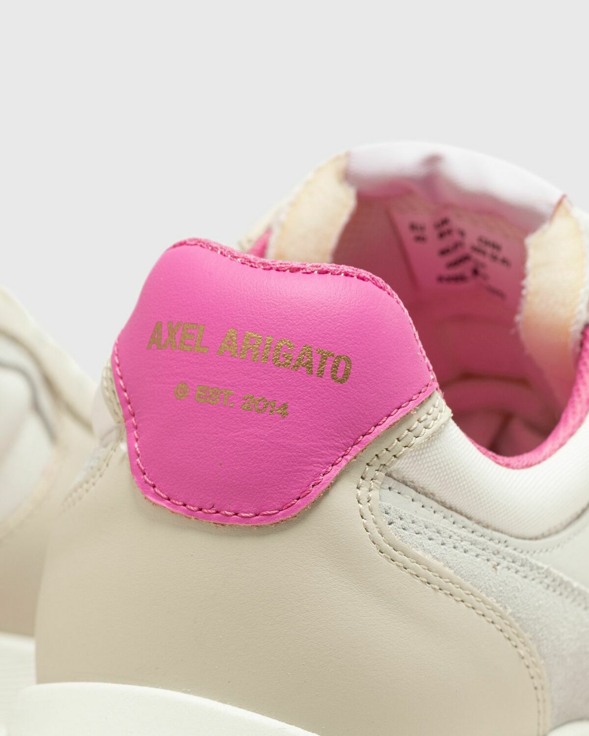 Axel Arigato Rush Pink|White Lowtop Axel Arigato
