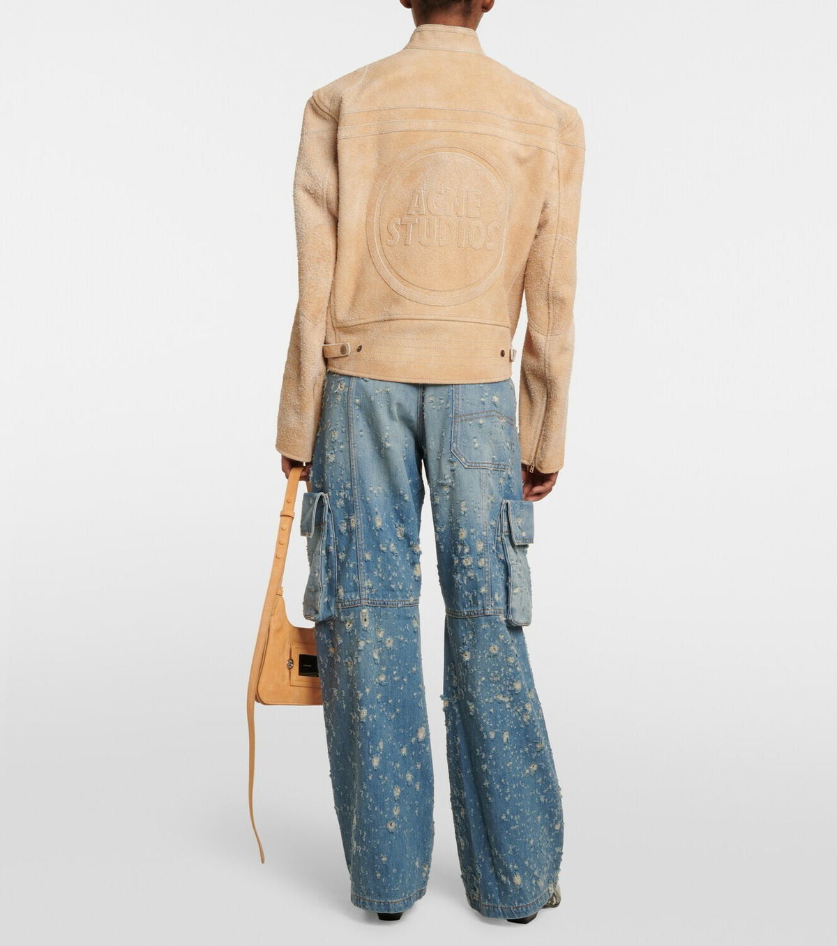 Acne Studios - Embossed suede jacket Acne Studios