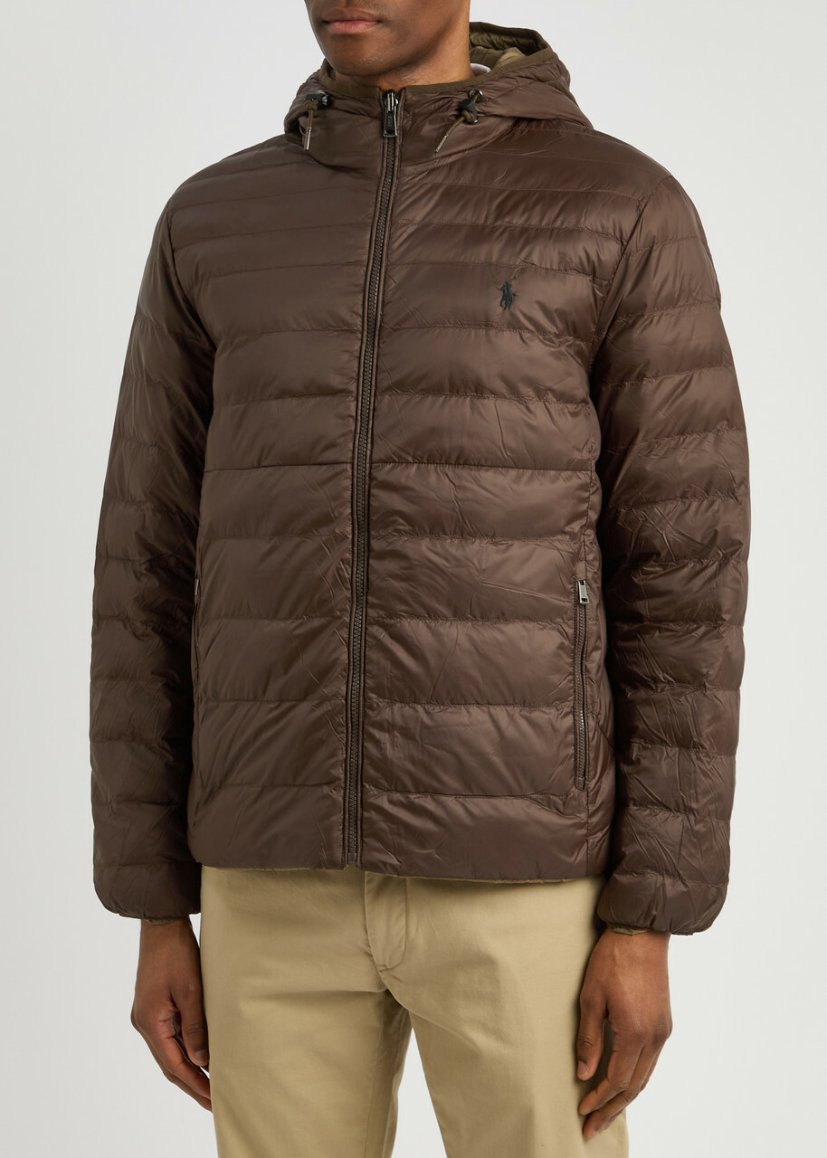 Polo Ralph Lauren Logo-embroidered Reversible Quilted Shell Jacket ...