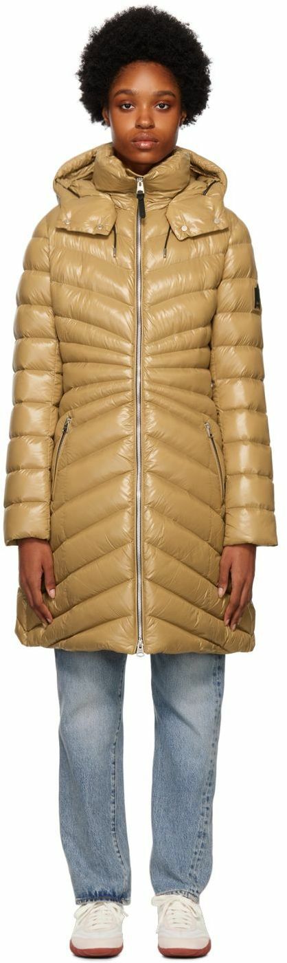 Mackage Beige Camea Down Coat Mackage