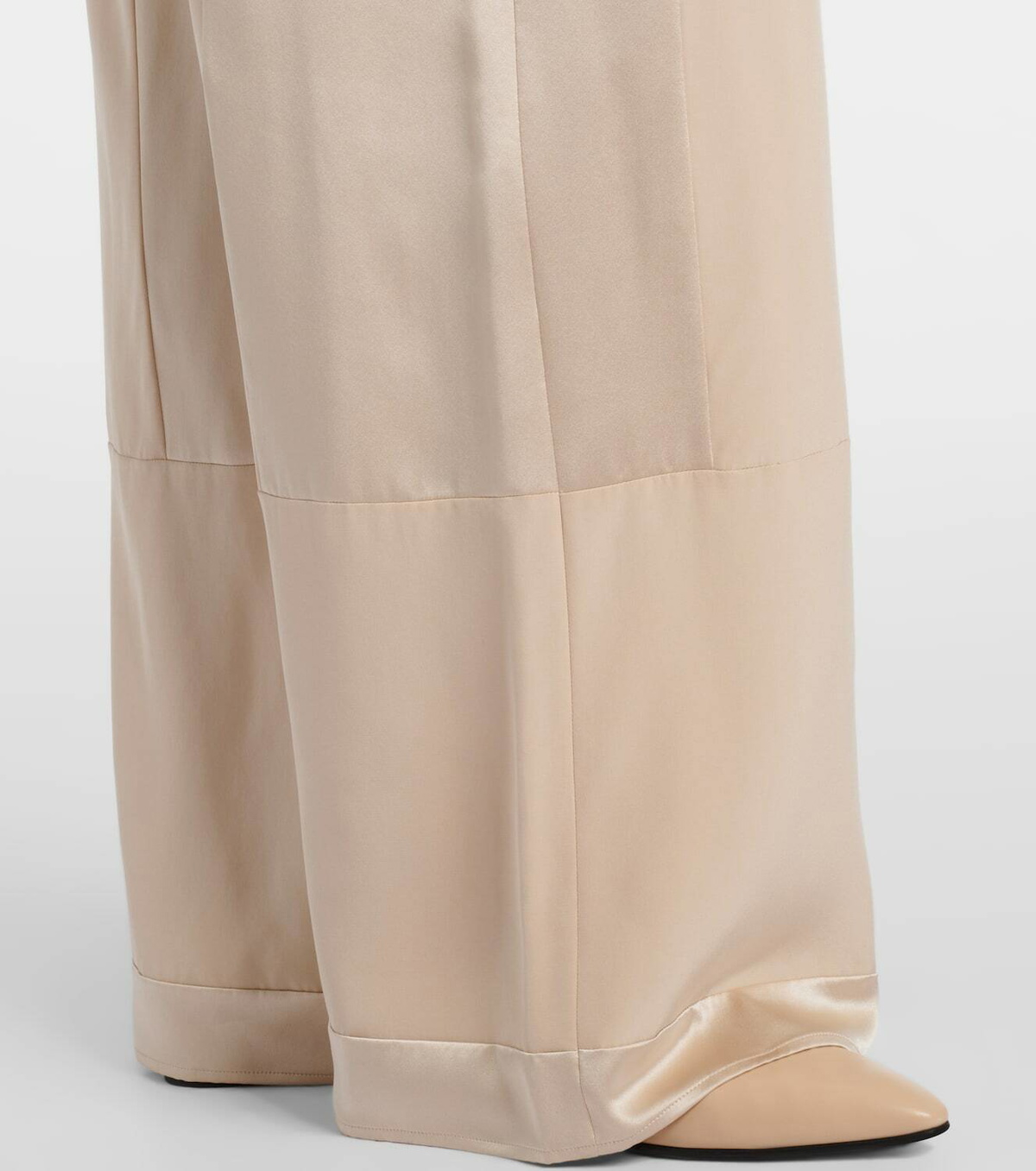 Joseph Corto paneled silk satin straight pants Joseph