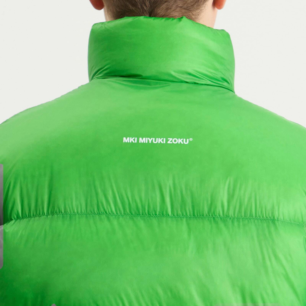 MKI Men's Translucent Funnel Neck Bubble Jacket Presented By END. in ...