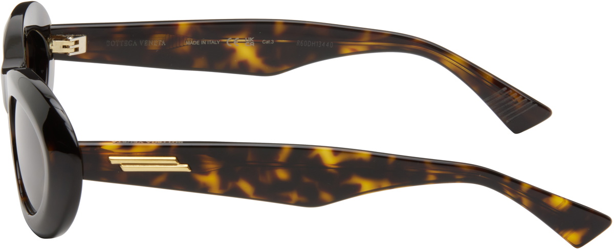 Bottega Veneta Tortoiseshell Classic Ribbon Almond Sunglasses Bottega ...