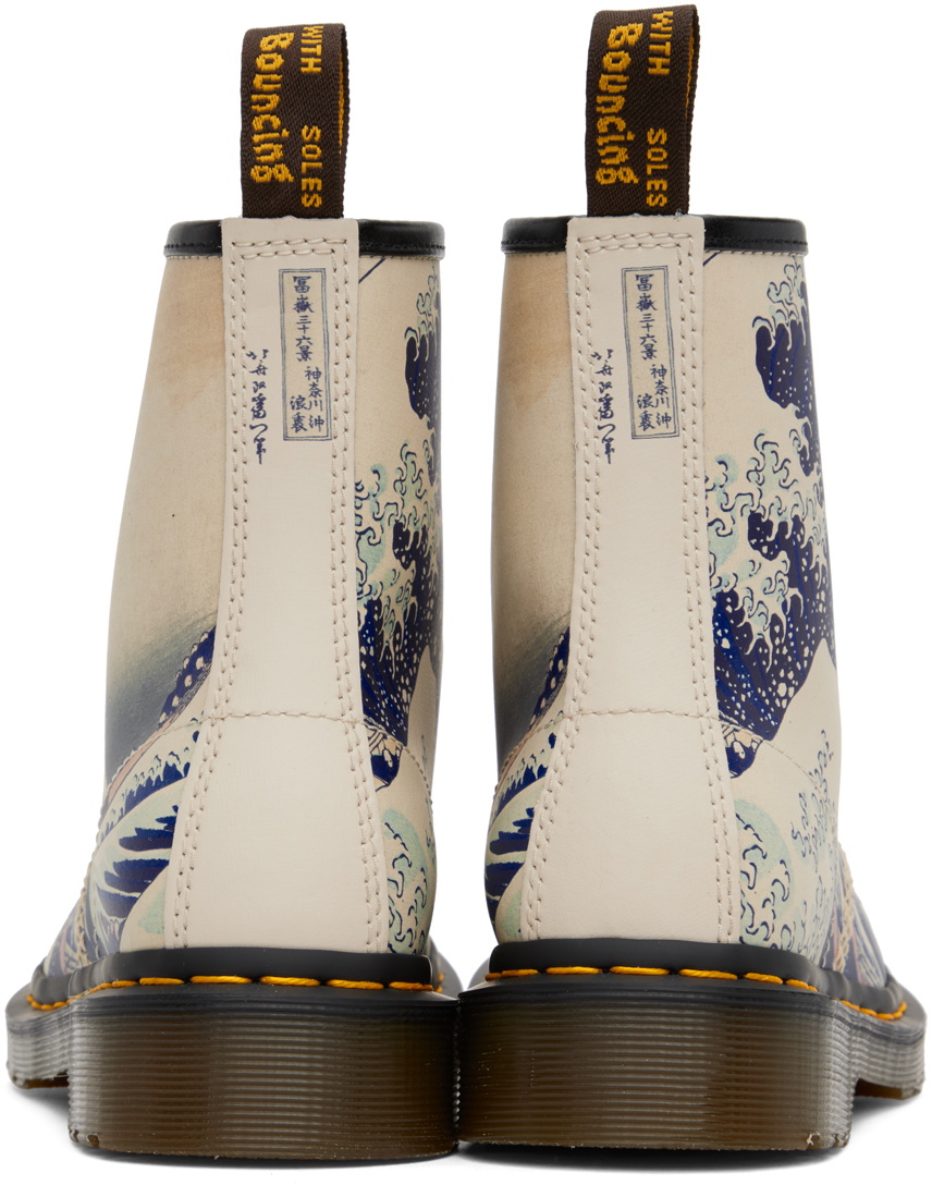 Dr. Martens Off-White The Met Edition 1460 Great Wave Boots Dr. Martens