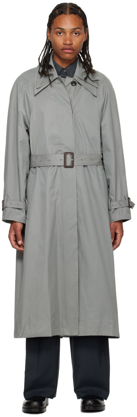 LOW CLASSIC Gray New Armhole Trench Coat Low Classic