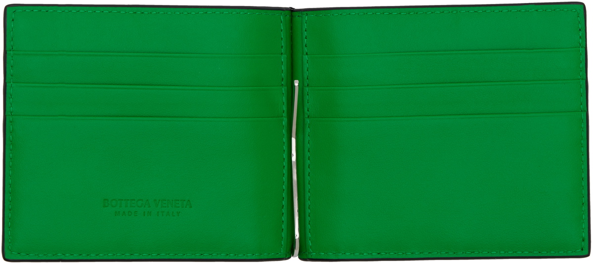 Bottega Veneta Black Cassette Bill Clip Wallet Bottega Veneta