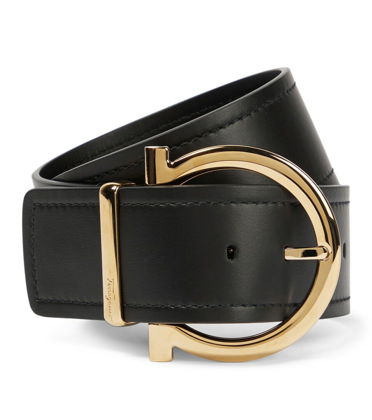 Ferragamo - Gancini leather belt Salvatore Ferragamo
