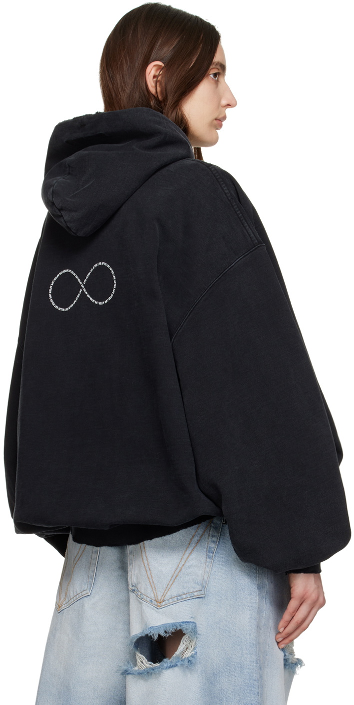 VETEMENTS Black 'Life After Life' Hoodie Vetements