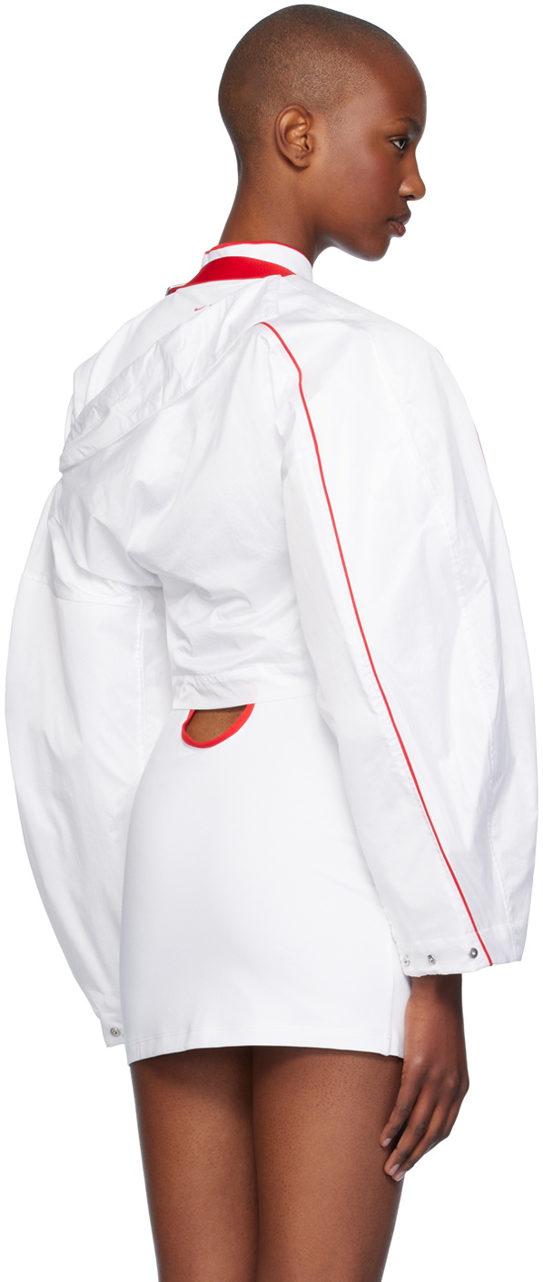 JACQUEMUS White Nike Edition Round Jacket Jacquemus