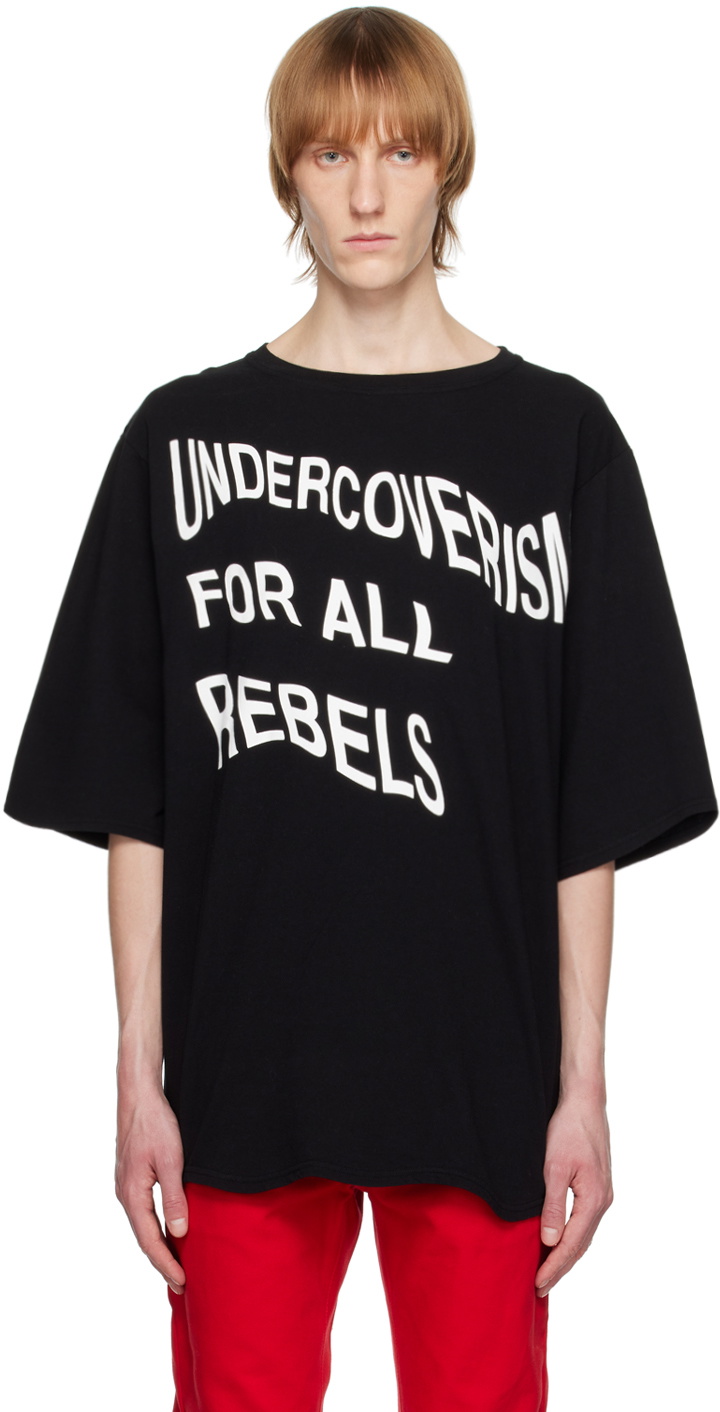 Undercoverism Black Printed T-Shirt Undercoverism