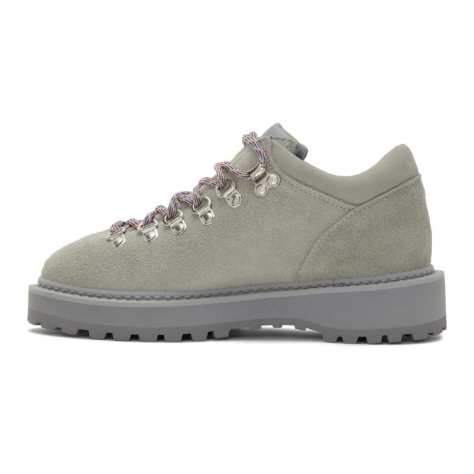 Diemme Grey Suede Monfumo Low Sneakers Diemme