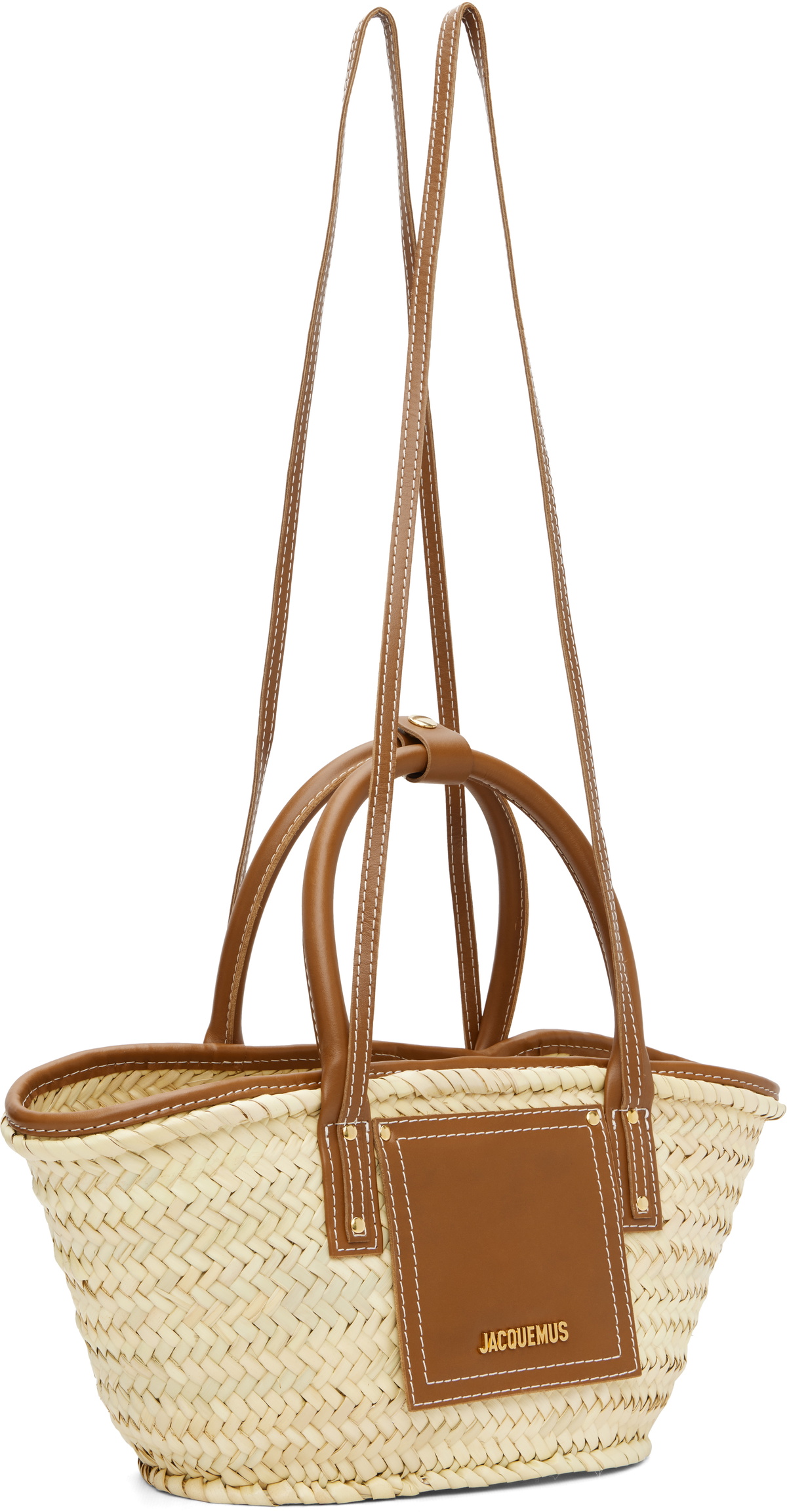 JACQUEMUS Brown Les Classiques 'The small Soli basket' Bag Jacquemus