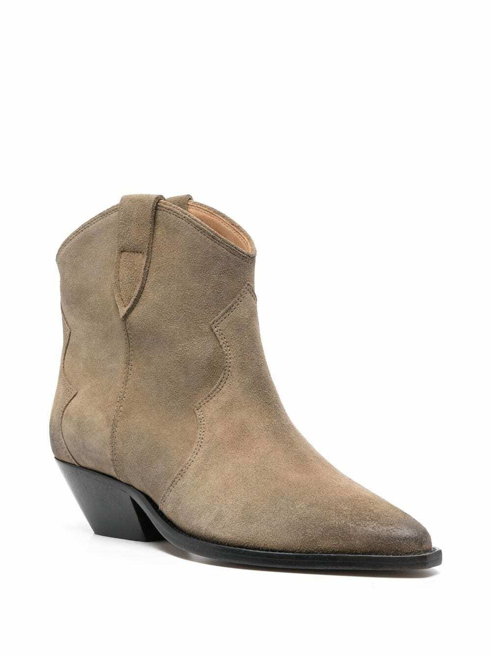 ISABEL MARANT - Dewina Leather Ankle Boots Isabel Marant