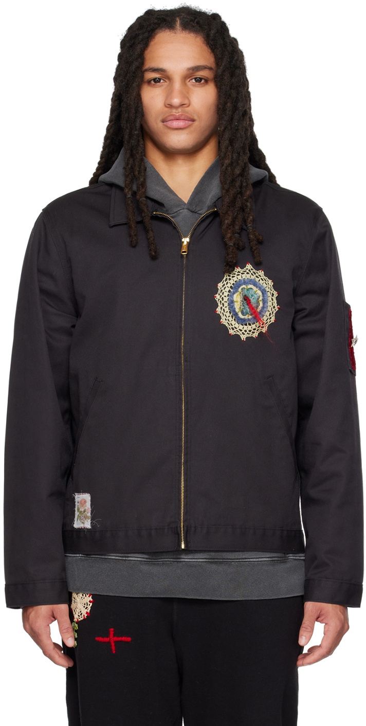 BENTGABLENITS Black Patch Jacket