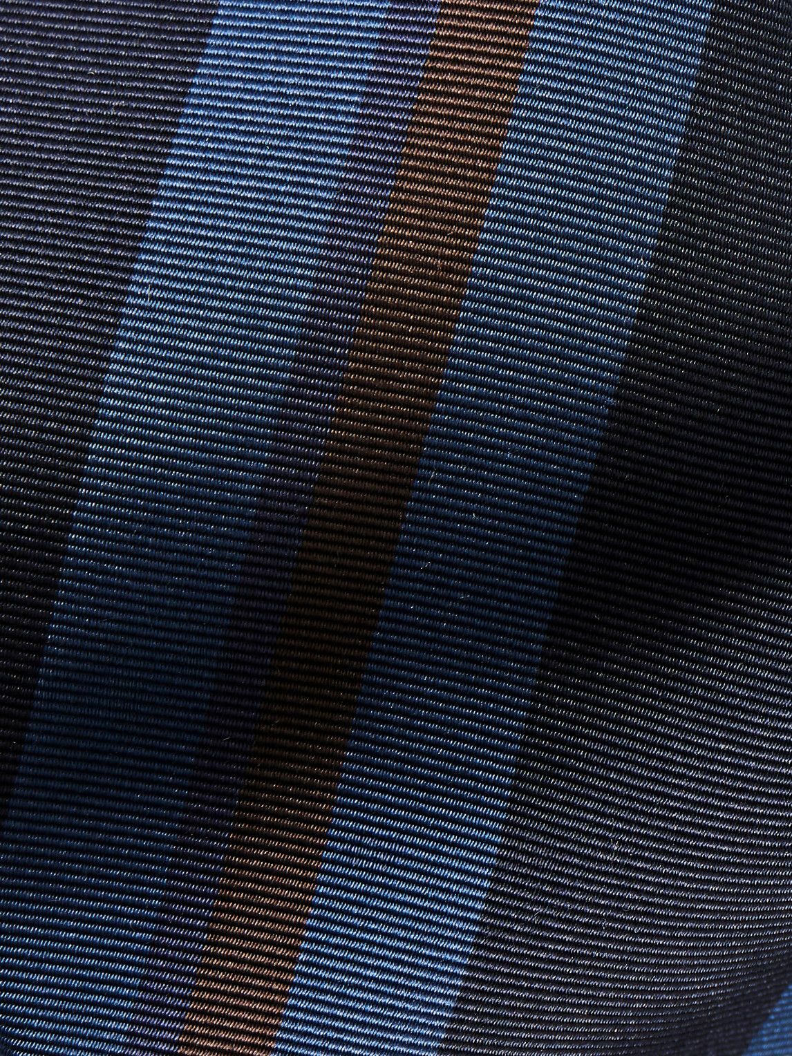 Drake's - 8cm Striped Silk and Cotton-Blend Twill Tie Drake's