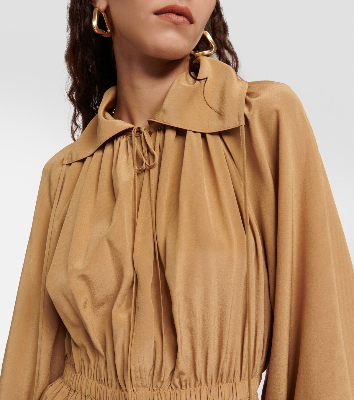 Joseph Dryden silk crêpe de soie midi dress Joseph